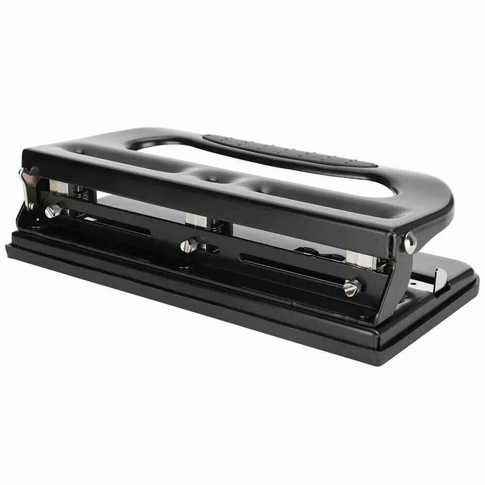 Дырокол "Aoaishe", 3 отверстия, нескользящая основа, регулируемый интервал, 1 шт.