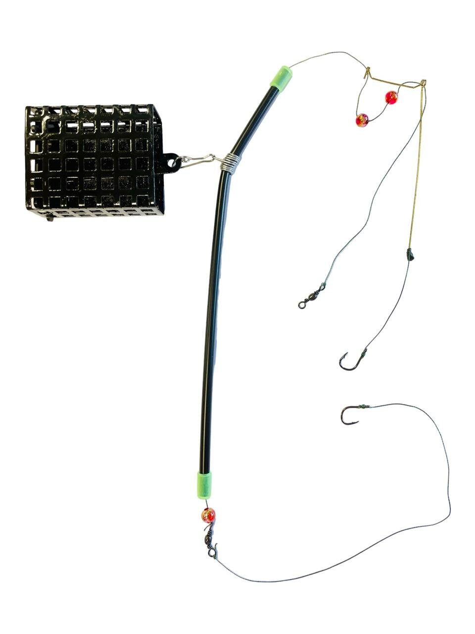 Фидерная снасть с металлической кормушкой 40 гр WestMan