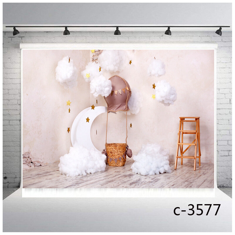 Зарубежная торговля Детский баннер на день рождения Фон для фотографий Детская ванночка Украшение на сто дней Зарубежная торговля Висячая ткань