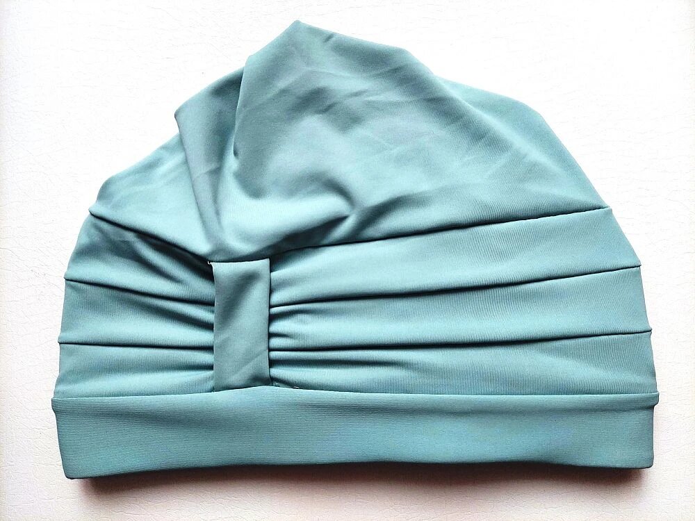 Шапочки для бассейна из ткани женская на липучке САР 20 (156)