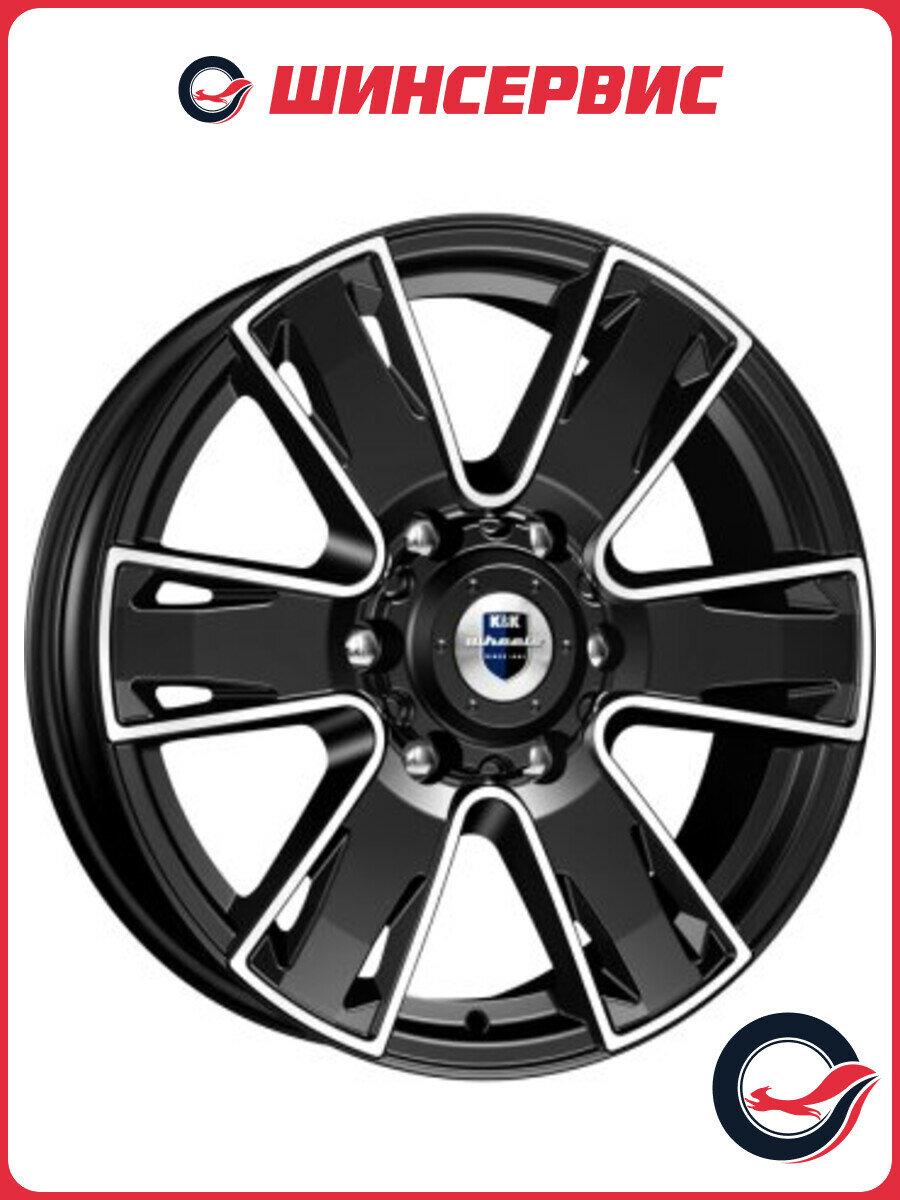 Литой колесный диск КиК Севенна R17x7.0J 6x139.7 ET38 ЦО67.1 для автомобиля