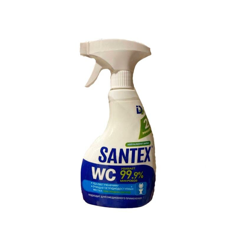 Чистящее средство SANTEX "WC", для туалетов, с антибактериальным эффектом, 380 г