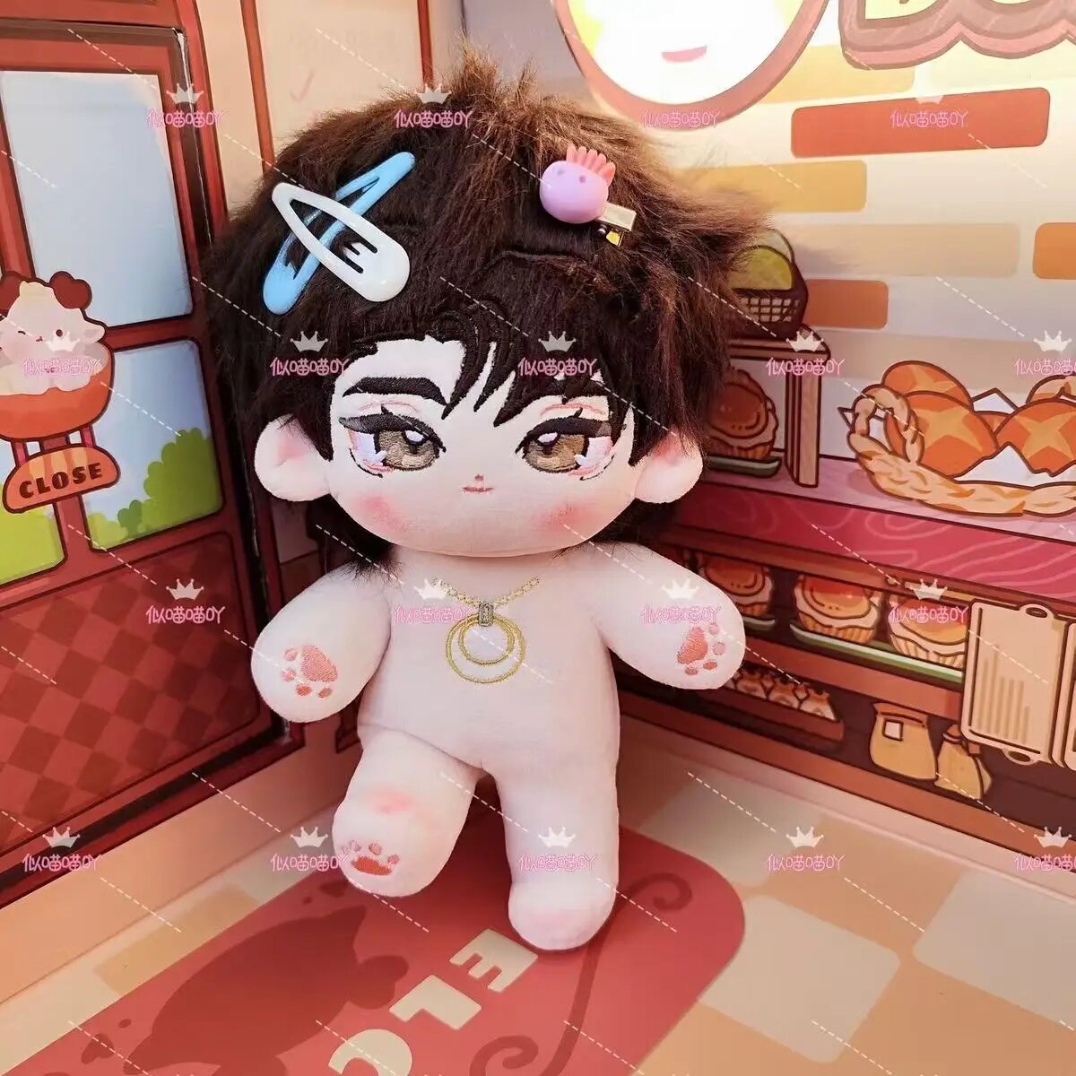 Плюшевая игрушка NIJIGEN PLANET Pearl Boy B only doll body, with skeleton