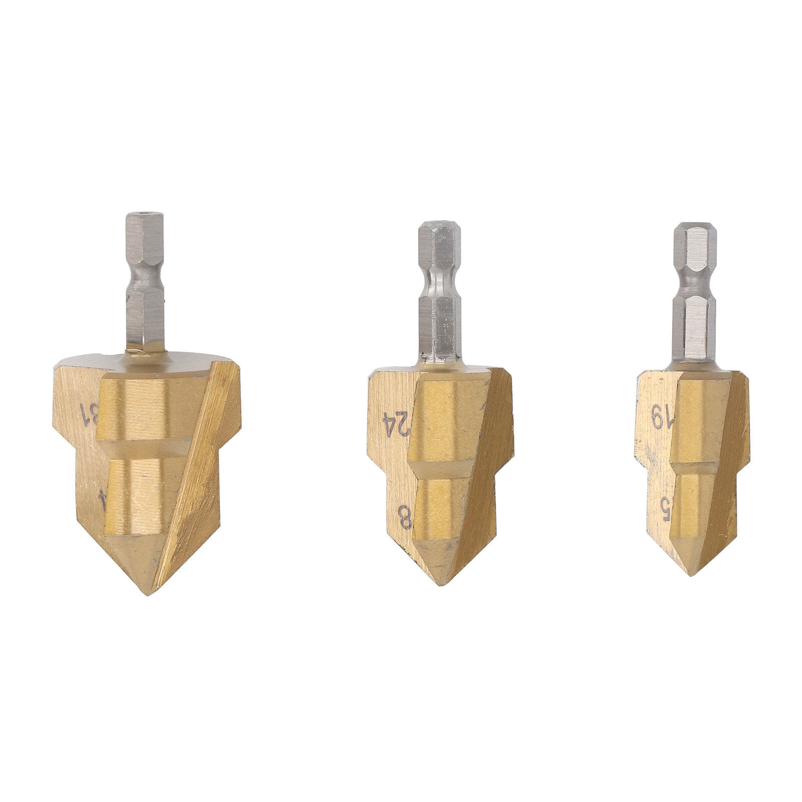 Набор 3 шт. Свёрл HSS для Труб PPR с Шестигранным Хвостовиком