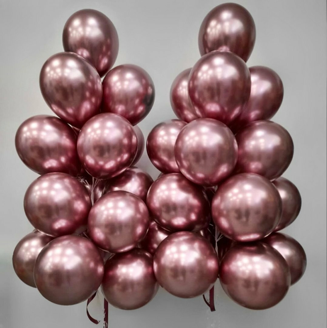 Фонтан из шаров «Розовое сияние»