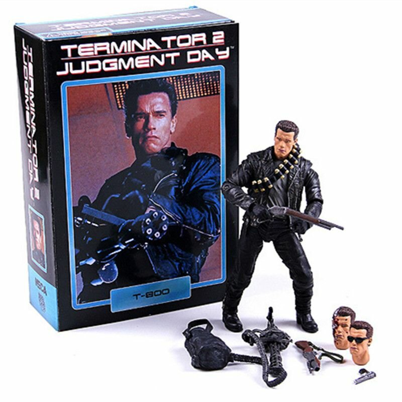 Фигурка Терминатор T-800 Terminator подвижная аксессуары 18 см