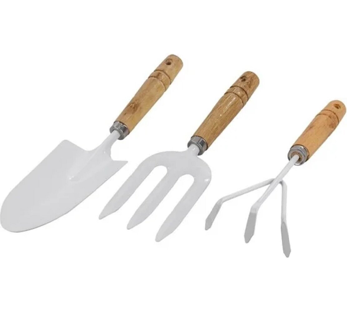Набор садового инструмента WMC TOOLS, металл/дерево, 3 предмета