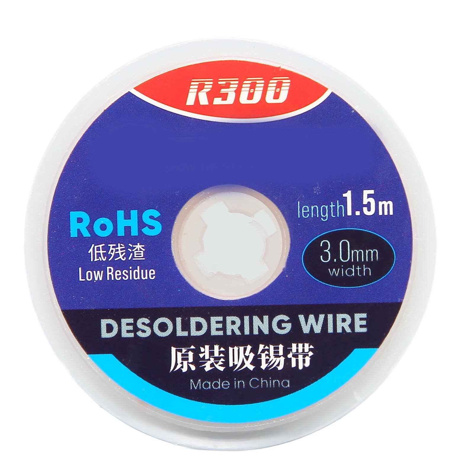 Проволока для выпаивания с быстрым нагревом, мощной очисткой, экологически чистая, медный припойный фитиль для электронных печатных плат, 1,5 м/3 мм.