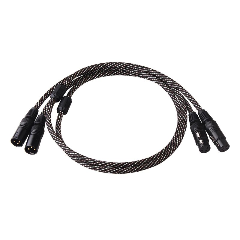 Аудио кабель YYAUDIO Hifi 2XLR, внешний аудиокабель с 3-контактным разъемом XLR, аудиокабель для микрофона, микшера