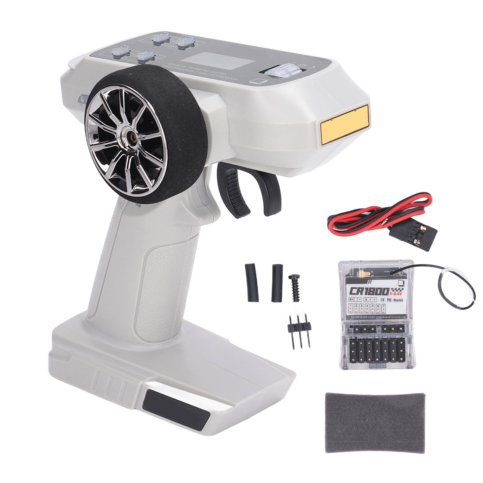 Радиопередатчик CT01 2,4 ГГц, 8 каналов, с приемником CR1800 5-84 В для радиоуправляемых моделей лодок и танков.