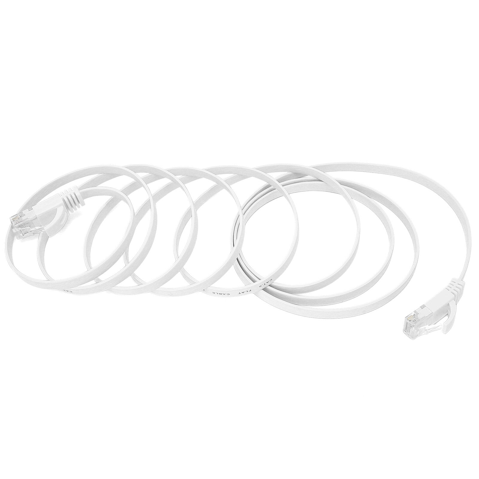 Ethernet-кабель CAT6, гигабитный 8-жильный сетевой витая пара, перемычка, плоский медный провод, 2 метра