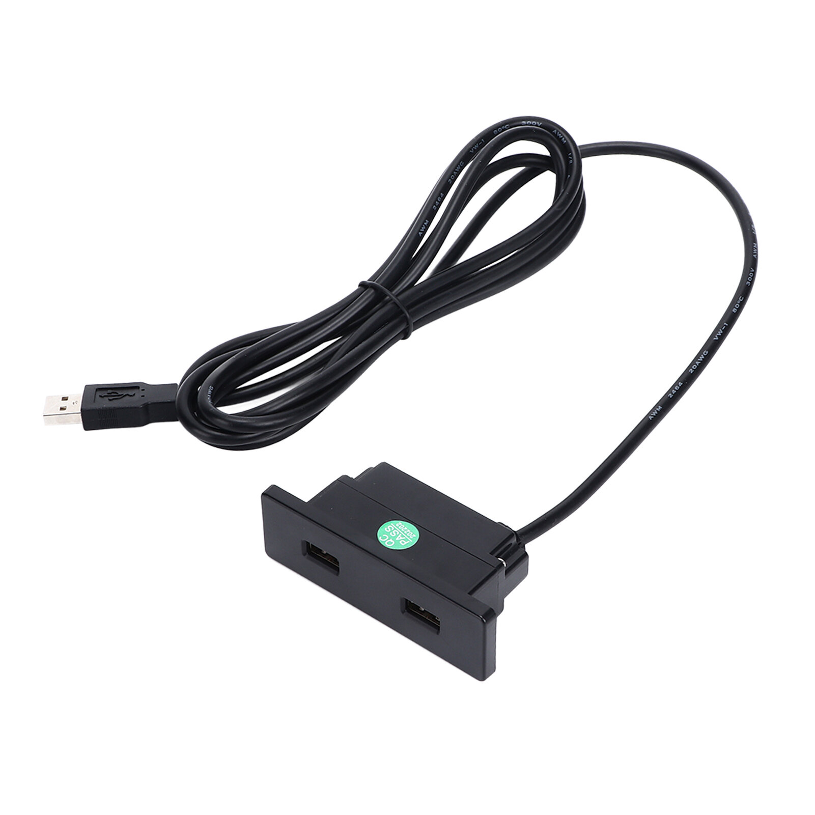 Встраиваемая USB-разъемная розетка 5 В, 2,5 метра, два USB-порта, зарядная розетка для дивана, встроенная USB-разъем для зарядки из АБС-пластика для телефона