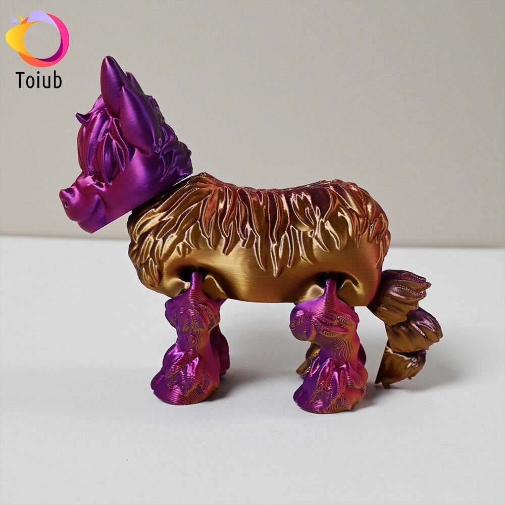 3D-печать Фигурки яков, Уникальный коллекционный подарок, Фиолетовый, 1 шт
