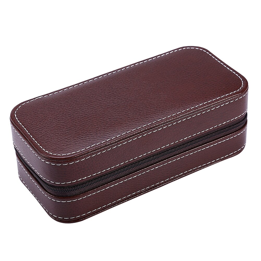 2-секционный держатель для парных часов, органайзер на молнии для защиты наручных часов и портативный дорожный футляр