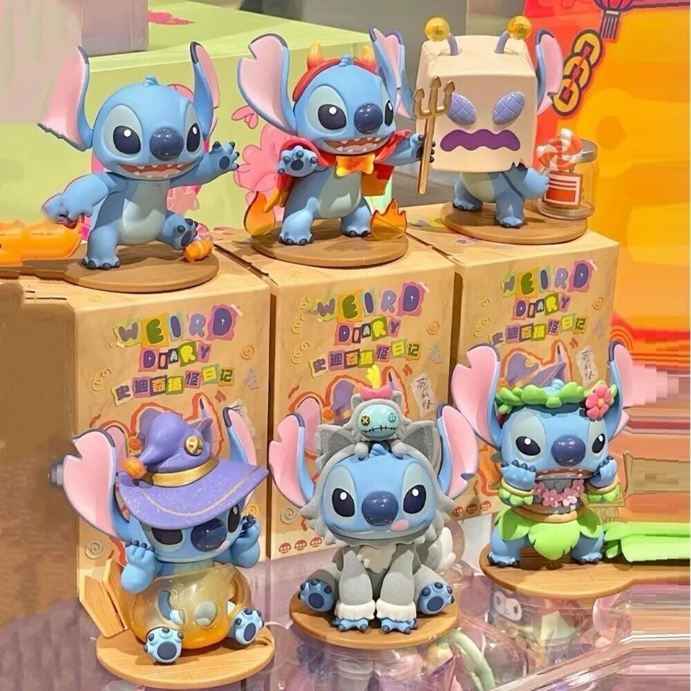 Слепая коробка из серии Stitch Funny Diary, 1 случайный фрагмент