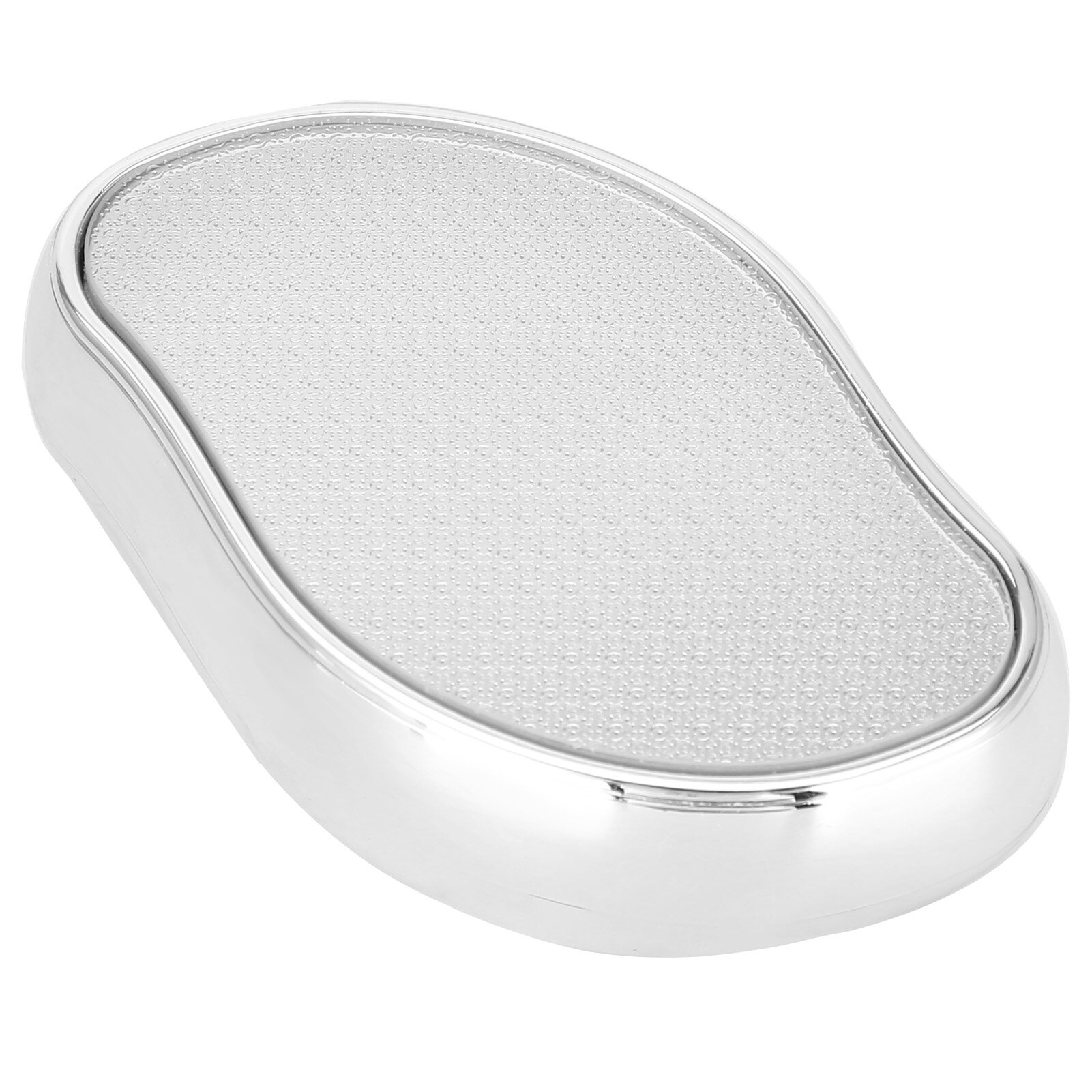 Серебряная стеклянная пилочка для ног, отшелушивающая, удаляющая мозоли и огрубевшую кожу, педикюрный инструмент