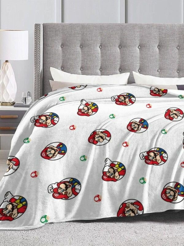 Пледы Супер Марио Плед Луиджи Luigi от Super Mario