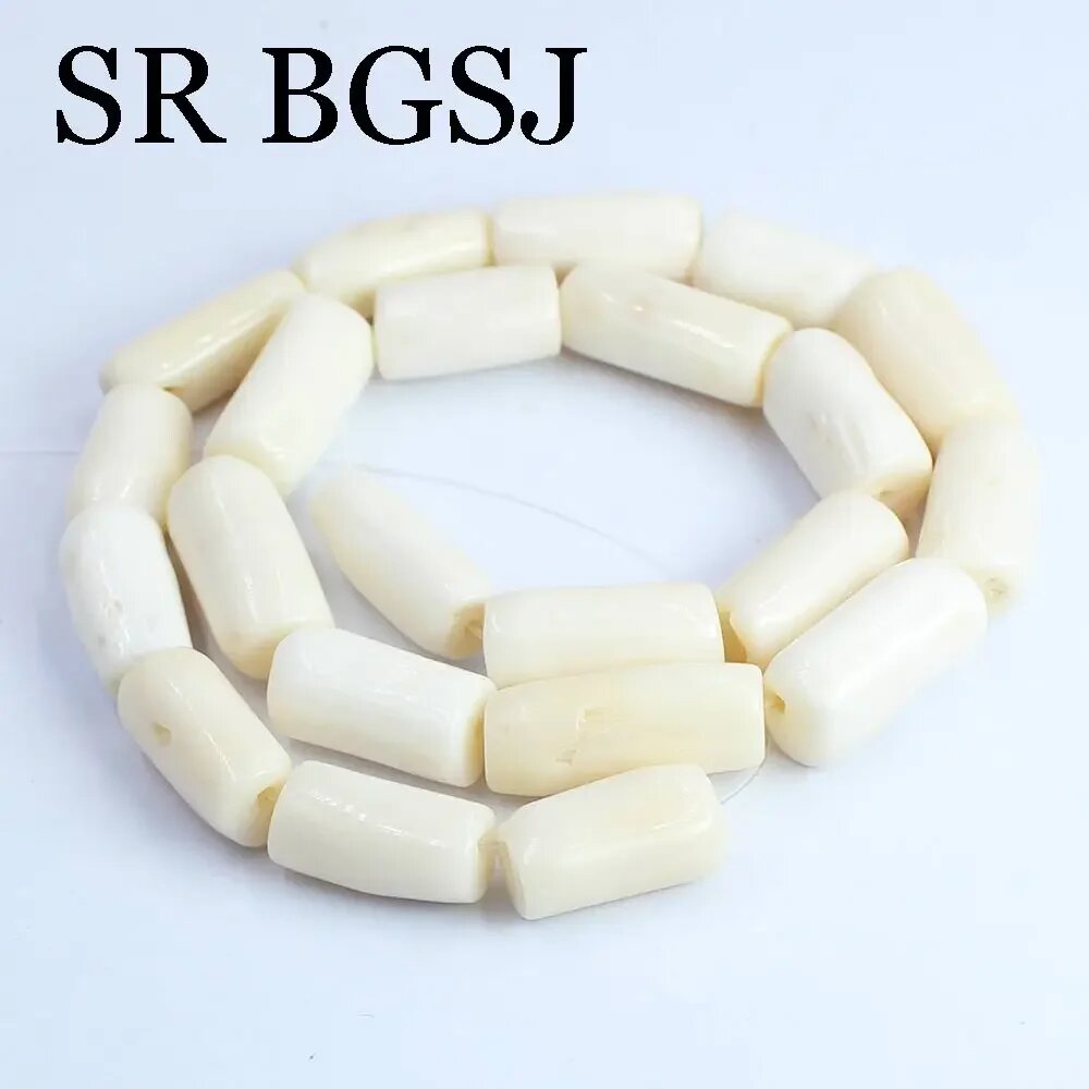 Коралловые бусины SR BGSJ 8-10 мм белые красные оранжевые Белый, белый