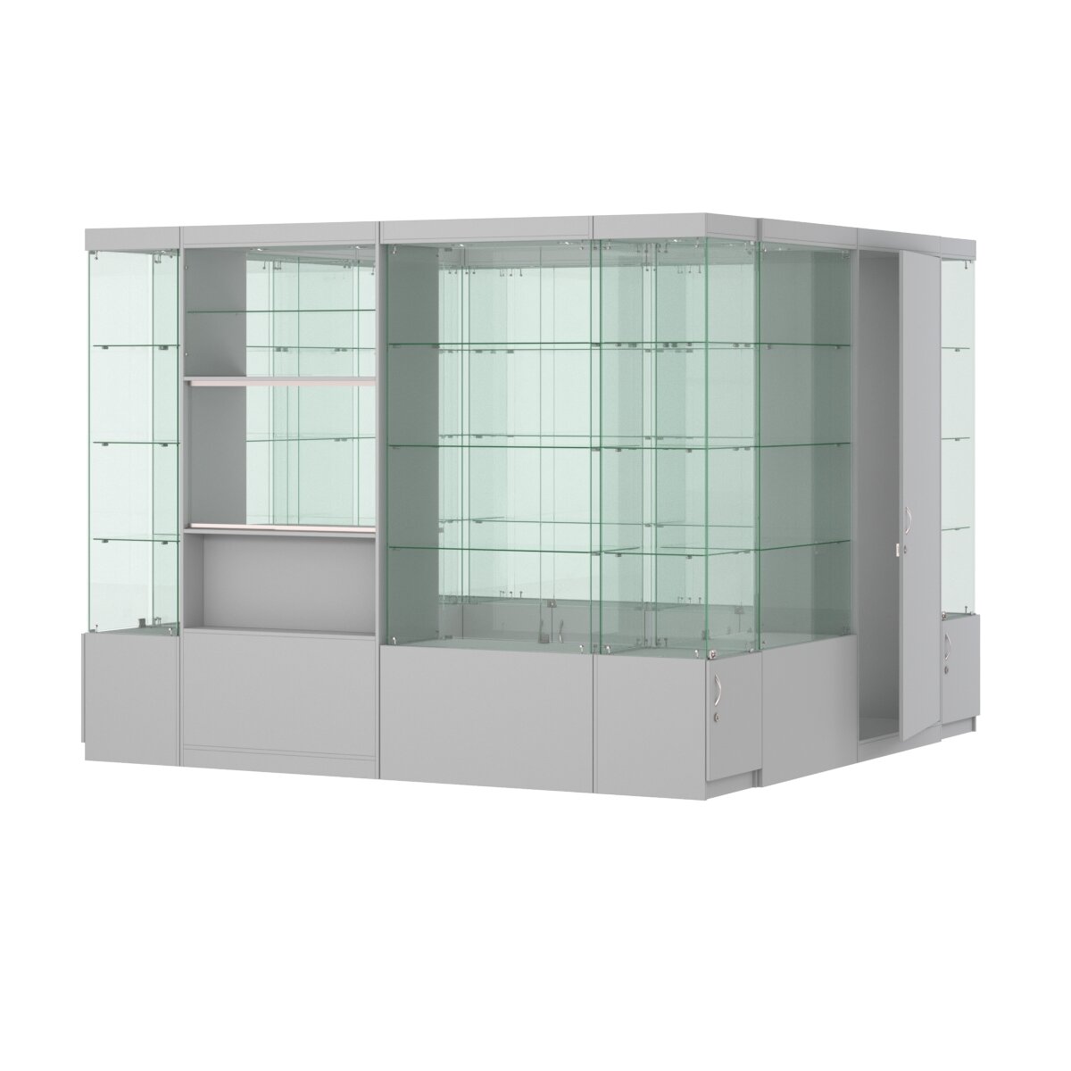 Павильон истра островной №4а (7, 29 кв. м), Cерый. Производитель товара - компания ТОБ.