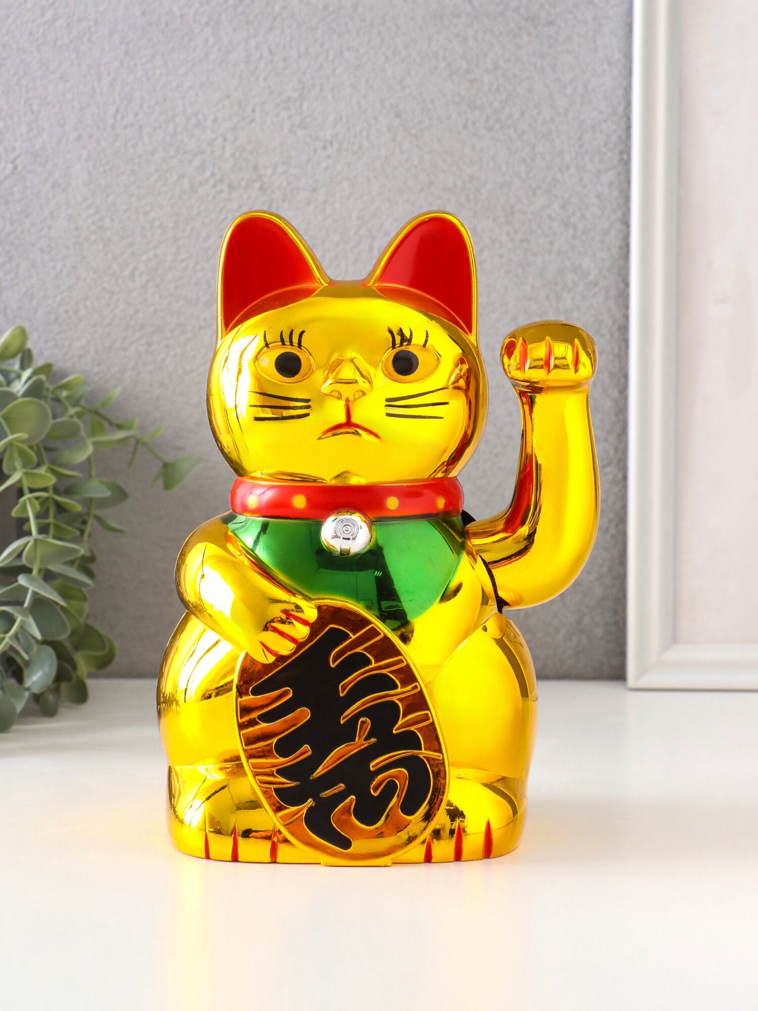 Маятник настольный антистресс «Кот: Манэки-нэко», h=21 см