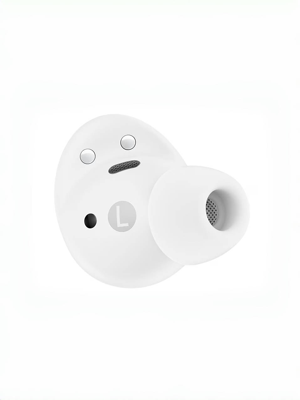 Левый наyшник Samsung buds 2 pro бeлый c амбушкрой среднегo pазмера"M"