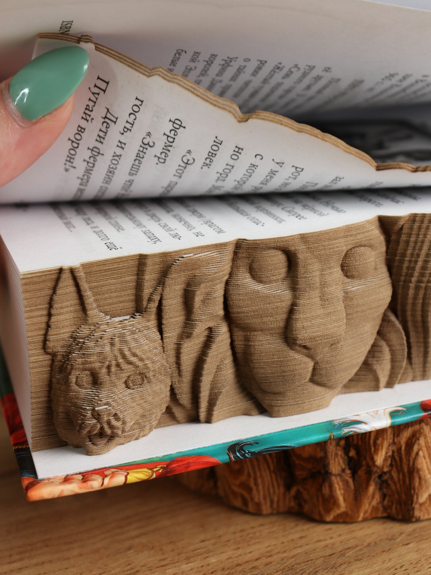 Объемная книга "Волшебник Изумрудного города" Александр Волков (Dzenya Sin)