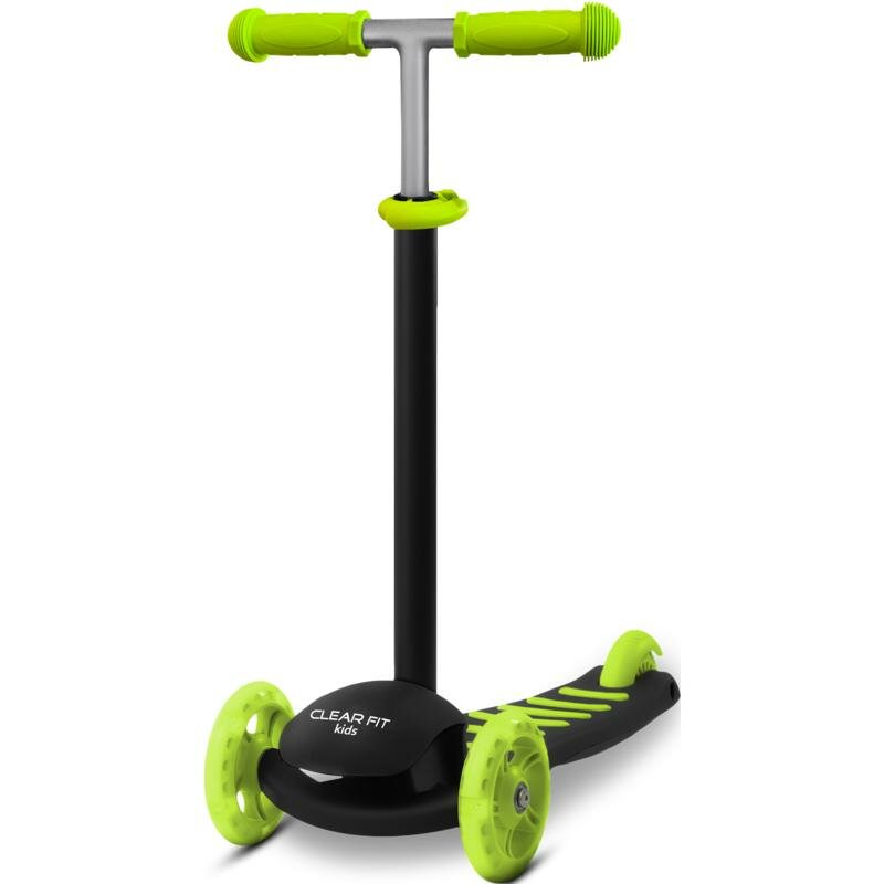 Детский трехколесный самокат Clear Fit Kids LB1503 зеленый
