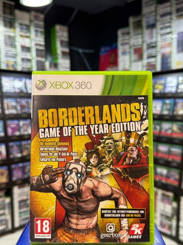Игра Borderlands: Game of the Year Edition (Xbox 360) (Box)