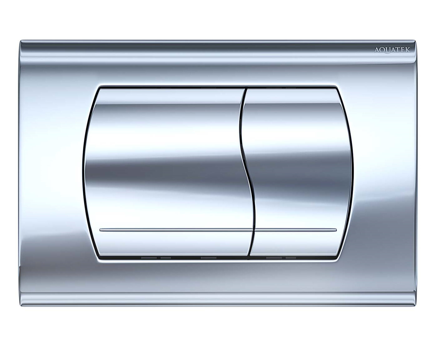 Панель смыва Aquatek Тип10, клавиши фигурные, хром глянец KDI-0000047