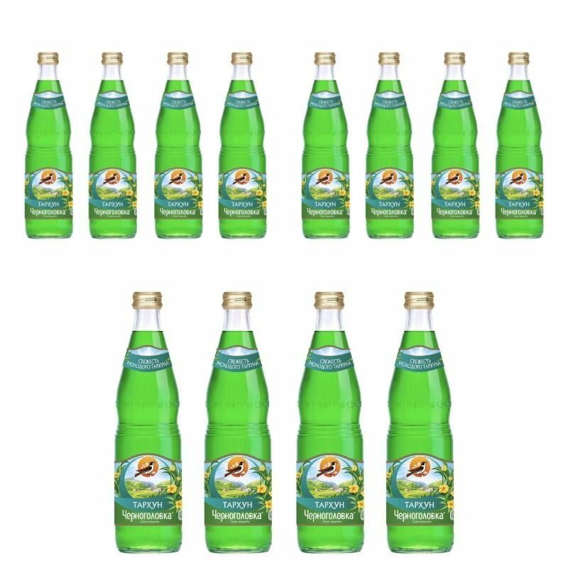 Черноголовка Лимонад Тархун, 500 мл, 12 шт