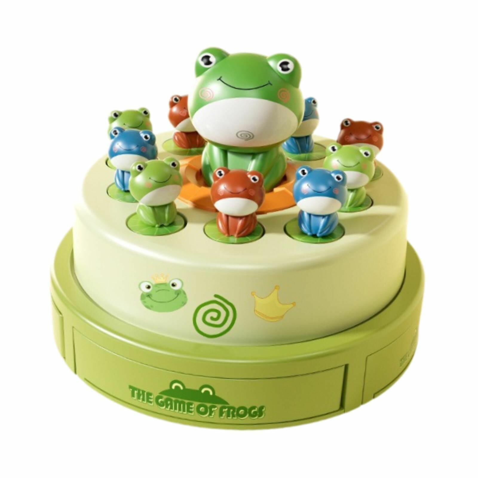Frog Popup Board Game для детей 4-6 семейных игр 12.5x18x18,5 см