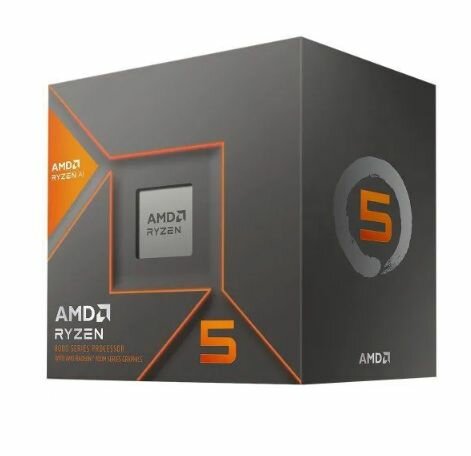Процессор AMD Ryzen 5 8500G (100-100000931BOX) BOX (с кулером) - AM5, 6 х 3,5 ГГц, L2 - 6000 КБ, L3 - 16 МБ, TDP 65 Вт