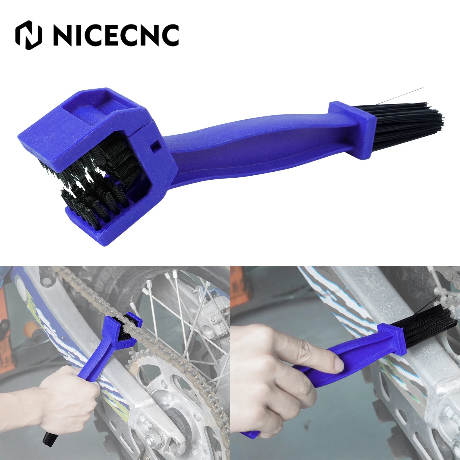 Щетка для чистки цепи мотоцикла, инструмент для очистки KTM 690 Enduro 790 890 Adventure Yamaha T700 Kawasaki Suzuki BMW Ducati CF-Moto