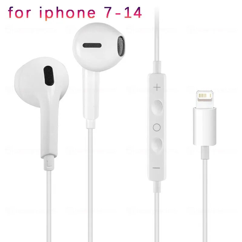 Проводные внутриканальные наушники Apple Lightning single earphone LT