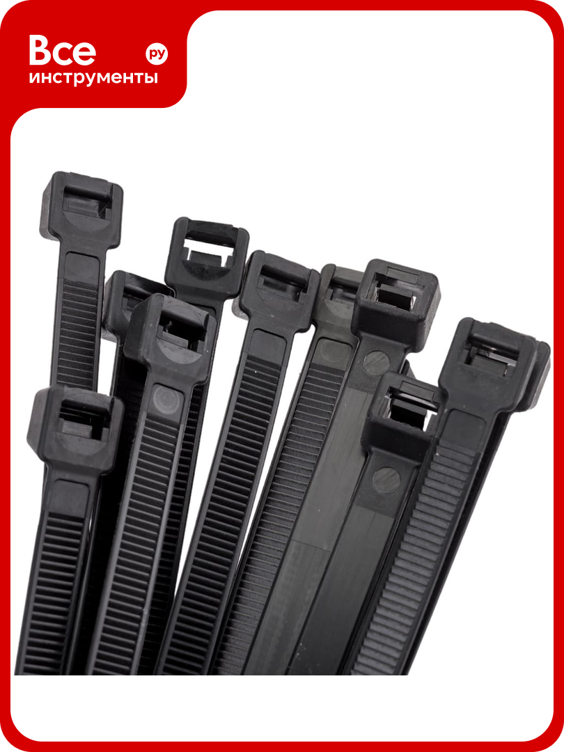 Хомут DKC P6.6 стандартный, черный 7,6x550 100 шт 25331SR надежной конструкции