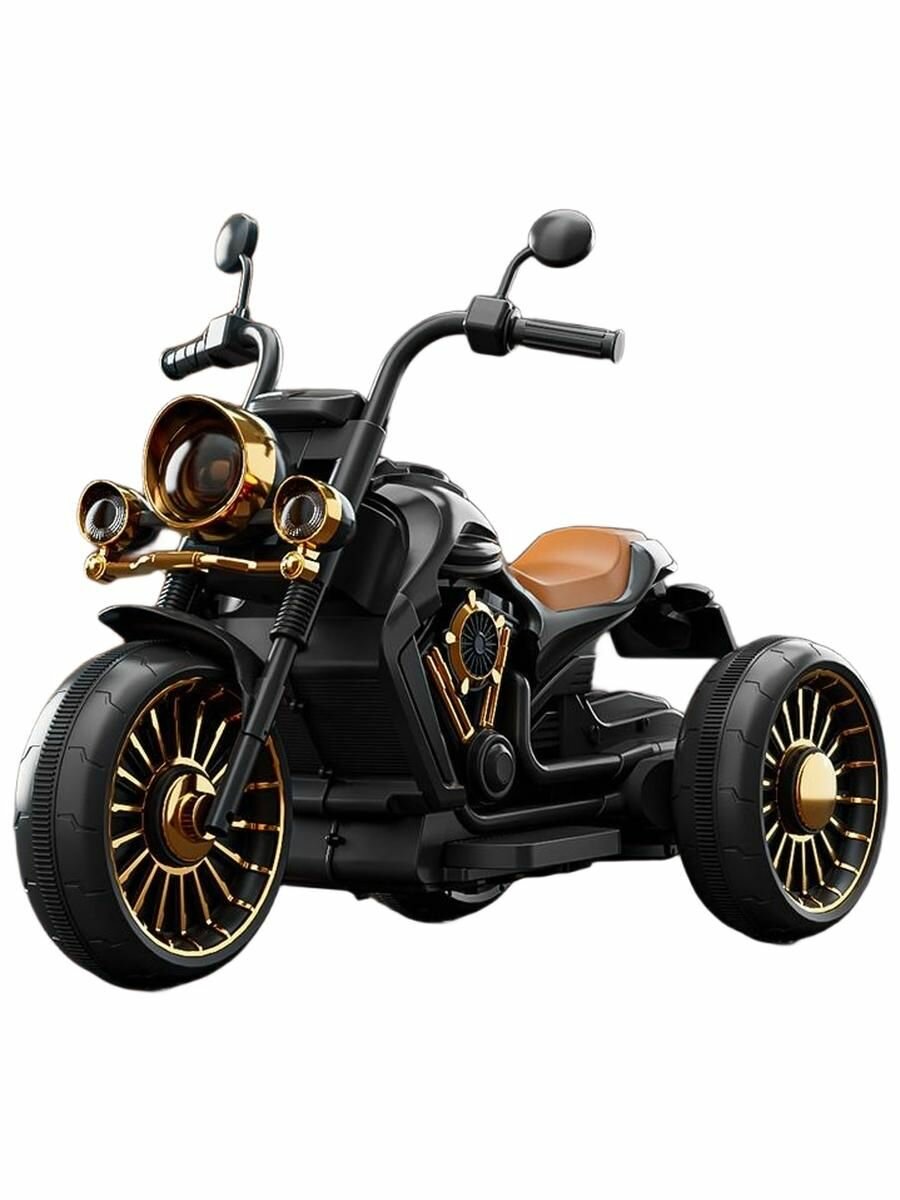 Детский электромотоцикл Малыш-гонщикУправление с пультаРазмер 93*48*38см/7кг