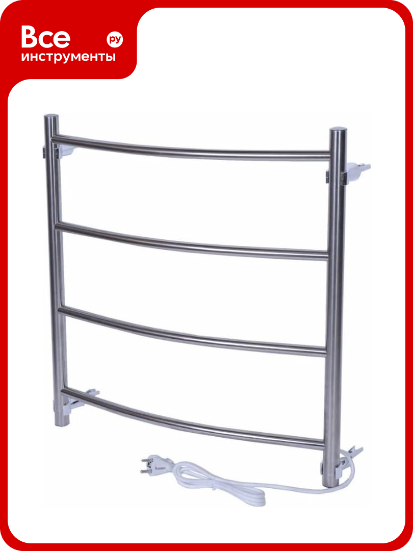 Электрический полотенцесушитель Gigant Ребро 500x600 с греющим кабелем /4 п/ PEG-07-00, используется