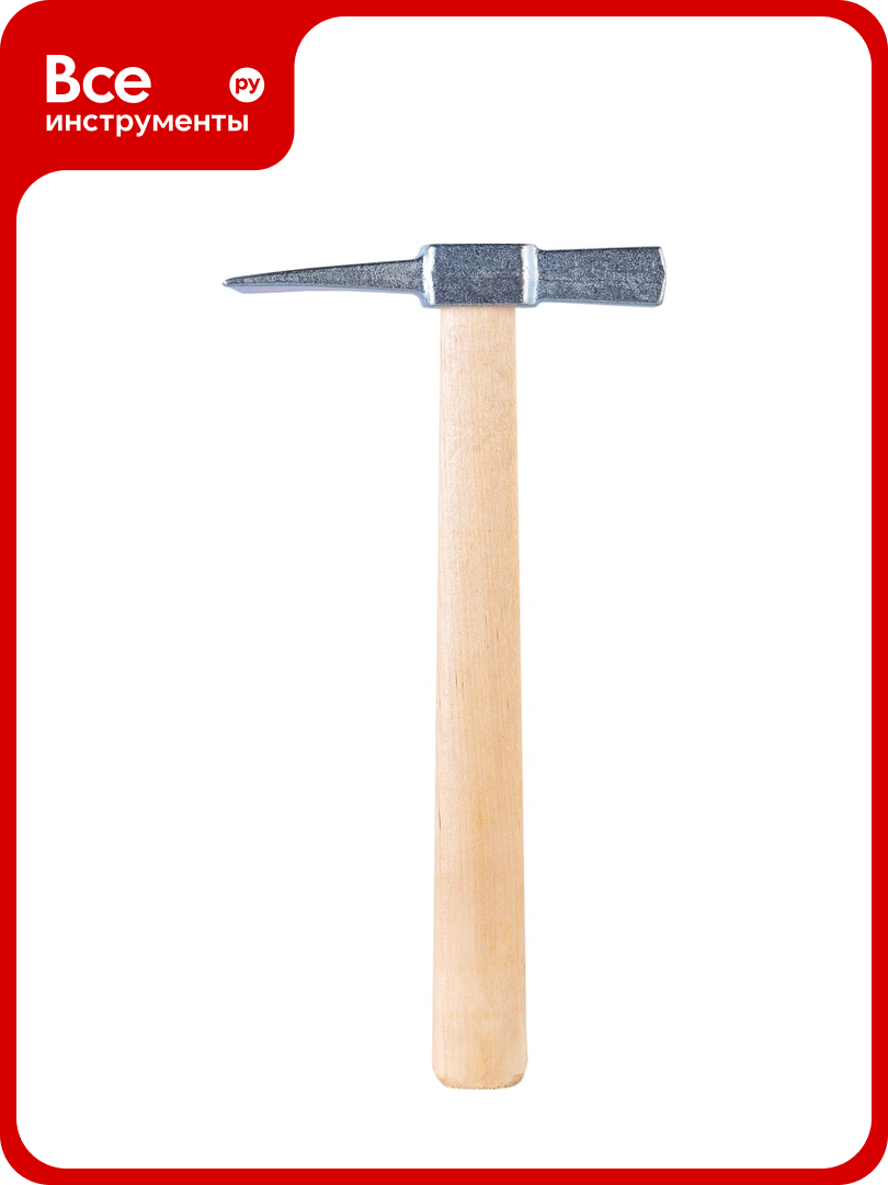 Молоток-кирочка с деревянной рукояткой Gigant 400г GH400, деревянный, 400 г