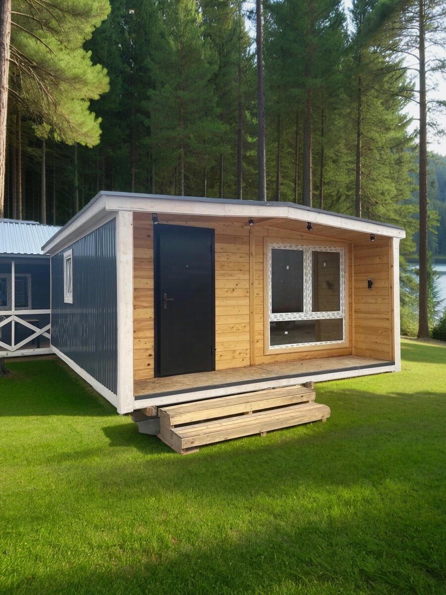 Модульный дом под ключ с фундаментом, доставка и сборка на участке