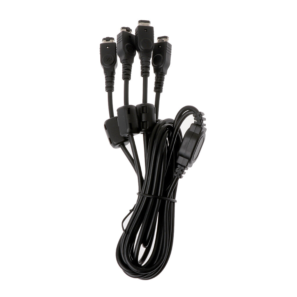 USB 4 игрока Link Кабельный шнур питания Линия подключения к линии зарядного устройства с безопасной защитой для GBA GBC SP Gameboy