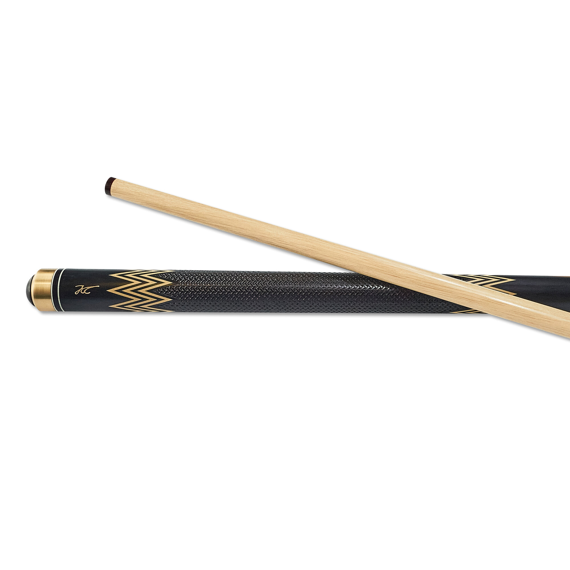 Кий "Classic" мастера С. Каюкова (черный граб, сукупира, белый граб) /арт. F102537