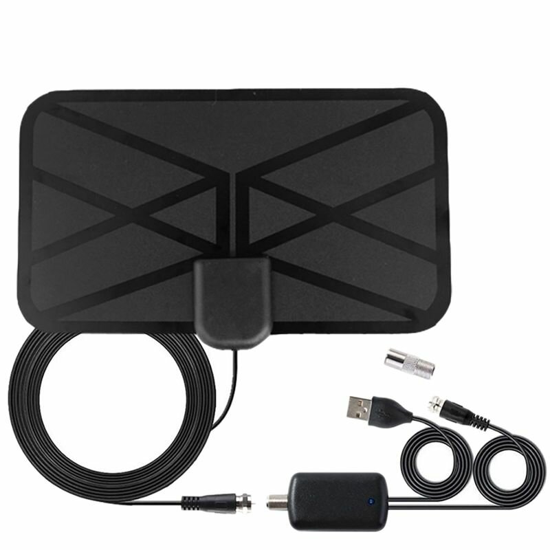 Телевизионная комнатная антенна MyPads, 25 дБ, поддержка 4K 1080P, дальность 1500 миль