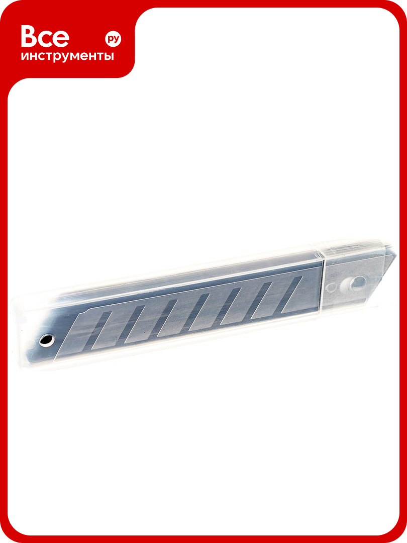 Набор лезвий (10 шт; 18 мм) Ultima 119043, сталь, для резки различных материалов