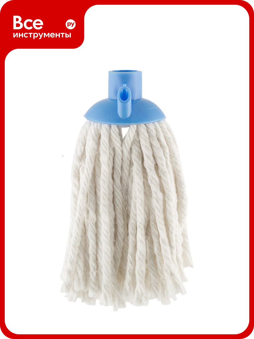 Сменная, Рыжий, насадка для швабры Рыжий кот МОП круглая 007975, поверхностей, подходит