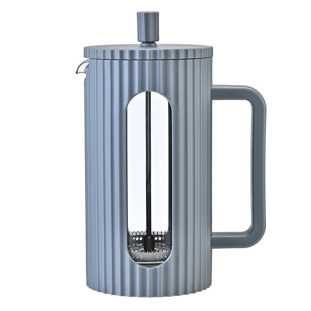Френч-пресс стеклянный 600 мл для кофе и чая, корпус полипропилен