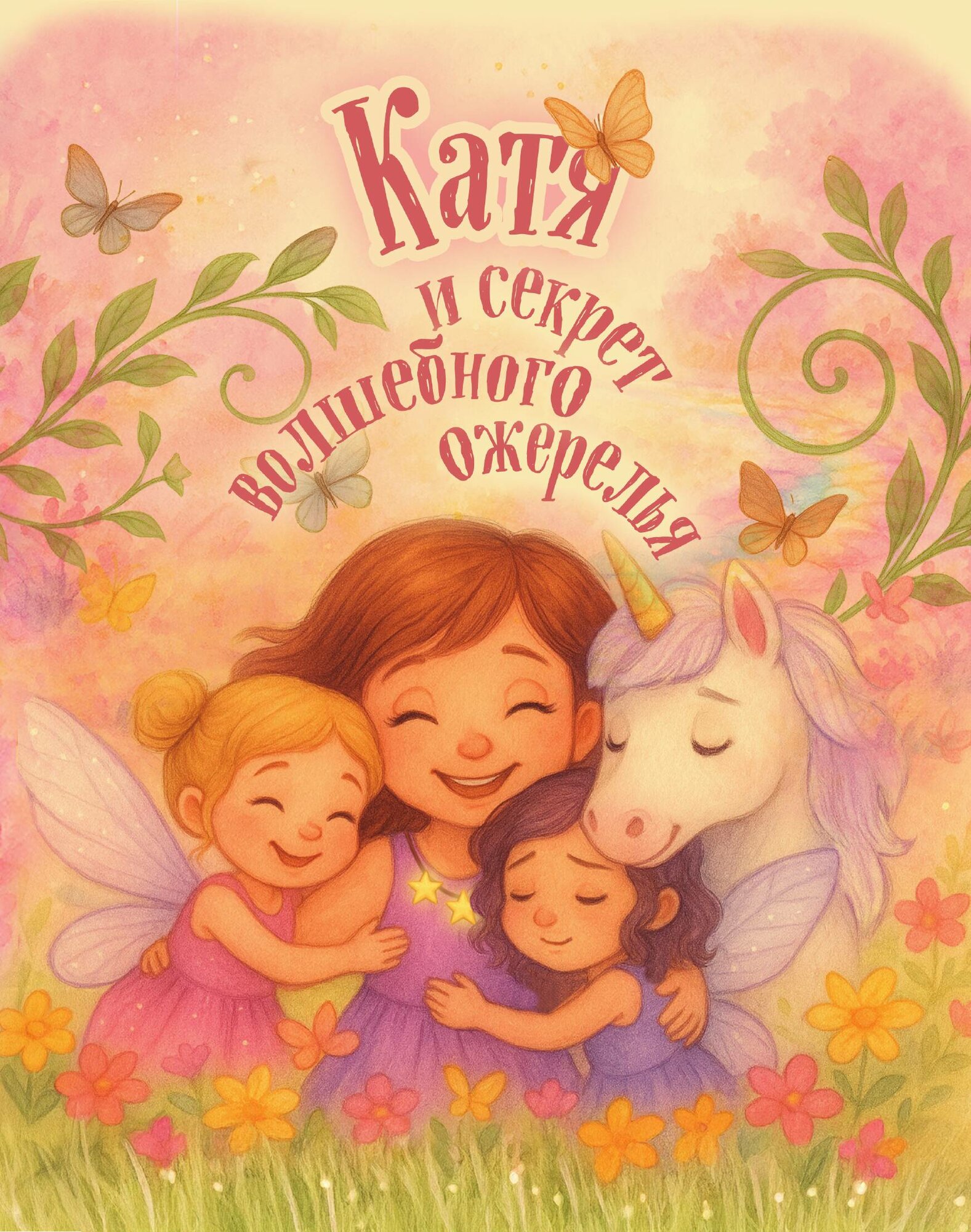 Катя и секрет волшебного ожерелья. Именная книга для девочек с заданиями