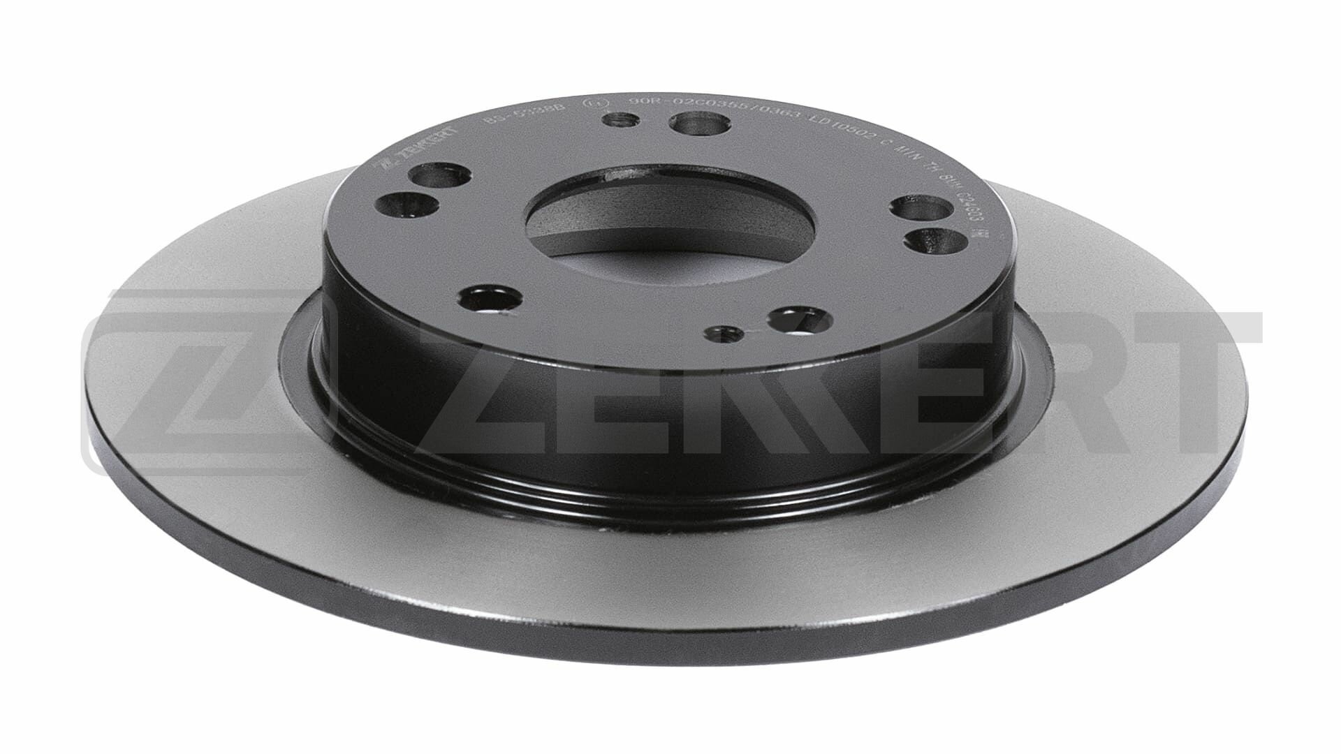 Zekkert Диск тормозной задний Honda Civic VIII IX 05- Great Wall C50 11- (с покрытием)