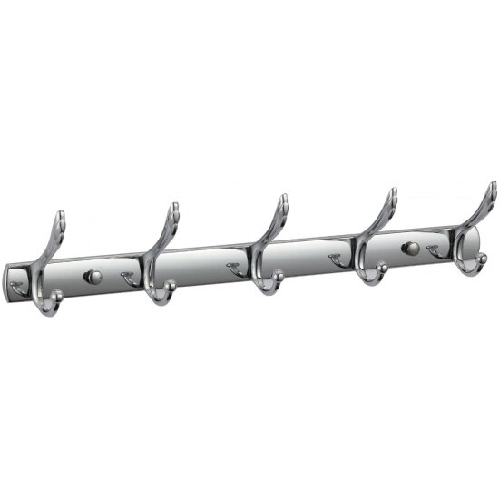 Планка с крючками Savol S-06205B, хром