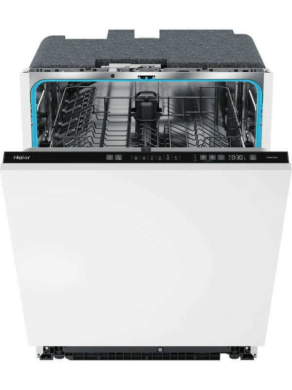 Встраиваемая посудомоечная машина Haier HDWE14-592RU, 14 комплектов, конденсационная сушка, серая