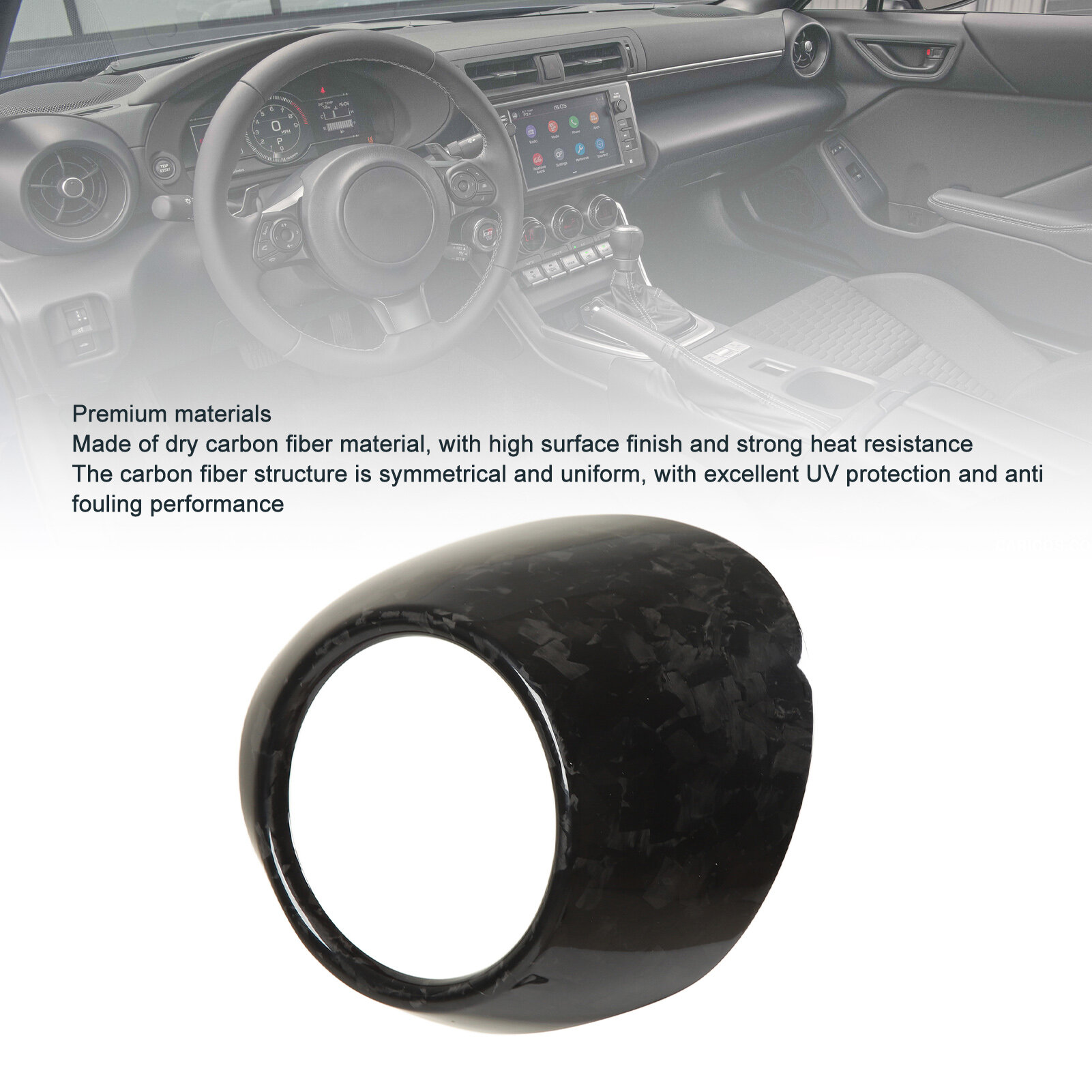 Вентиляционная крышка кондиционера, отделка приборной панели из углеродного волокна, вентиляционная крышка кондиционера для GR86 Subaru BRZ, мраморная ковка